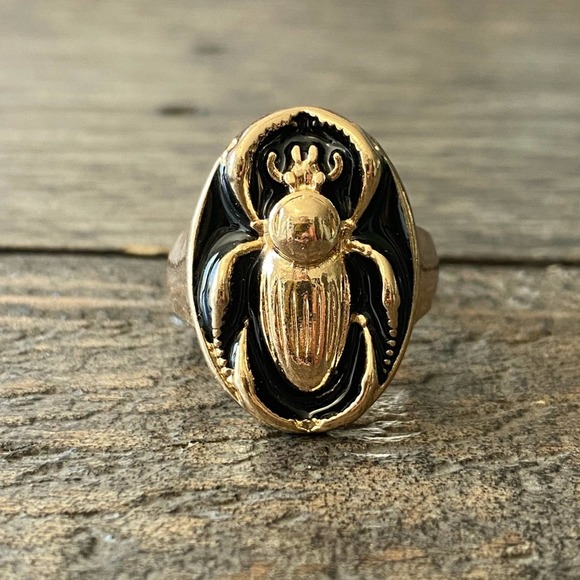 Free People | Jewelry | New Beetle Bug Statement Ring | Poshmark